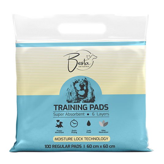 BESTA Prostirke za pse Regular, 100 kom, 60x60cm | Online prodaja | Ananas