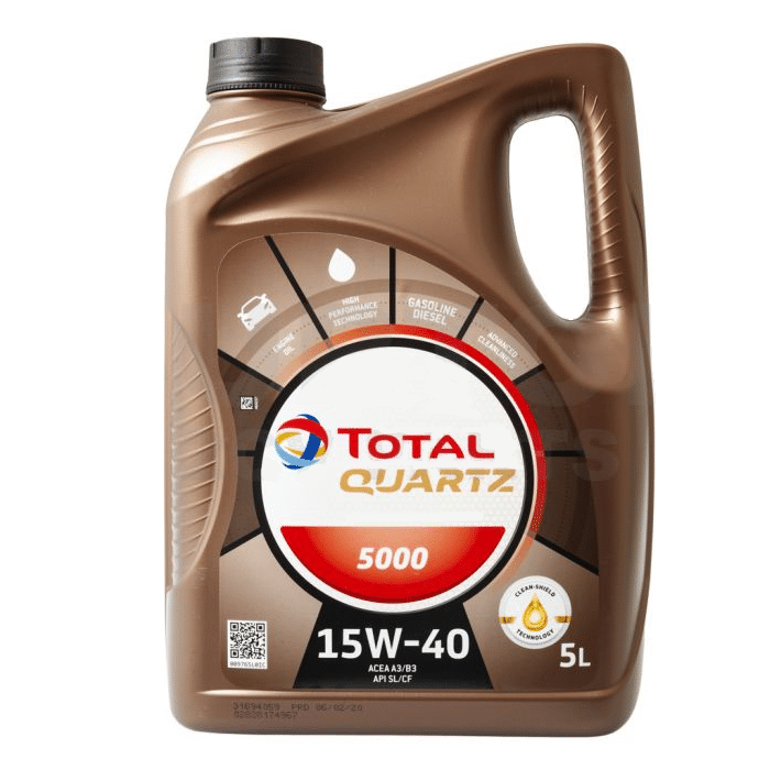 TOTAL Ulje za motor Q5000, 15W-40, 5l | Online prodaja | Ananas