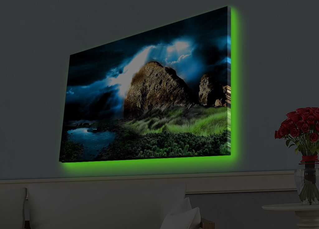 Wallity Slika sa LED osvetljenjem 4570HDACT-026, 45x70 cm | Online ...