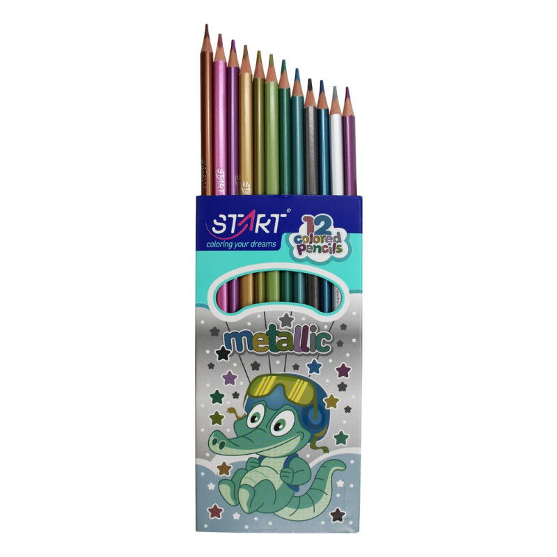 Start Drvene bojice Metallic, 12 komada | Online prodaja | Ananas