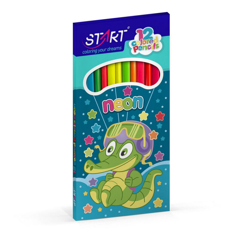 Start Drvene bojice Neon, 12 komada | Online prodaja | Ananas