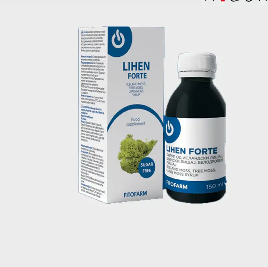 FITOFARM Сируп LIHEN FORTE SUGAR FREE, 150мл. | Најголема онлајн ...