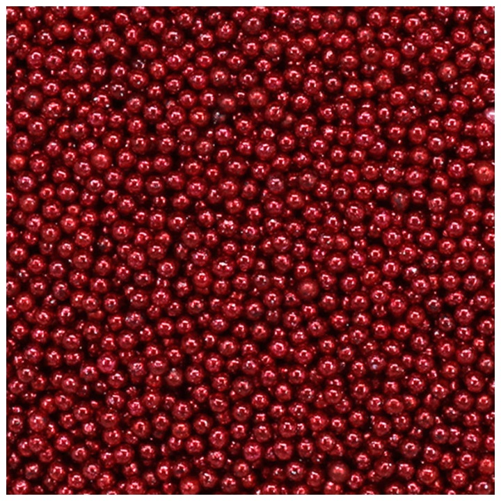 PENTART Sitne staklene perlice, 40g, Crvene | Online prodaja | Ananas