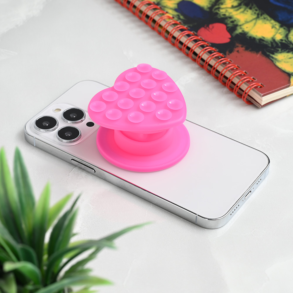 Stiker za mobilni telefon Magnetic Heart, Roze | Online prodaja | Ananas