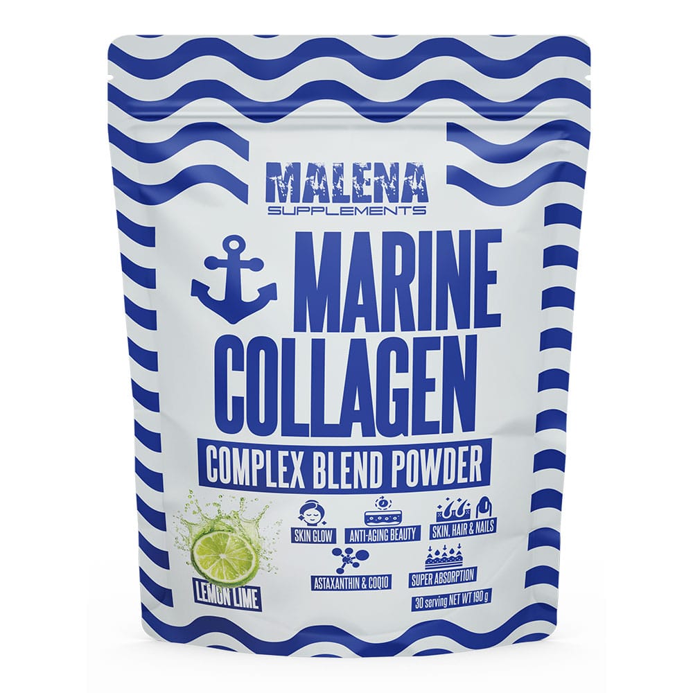 Malena Supplements Marine Collagen Complex Blend Powder, 30 порции, 190г. | Најголема онлајн ...
