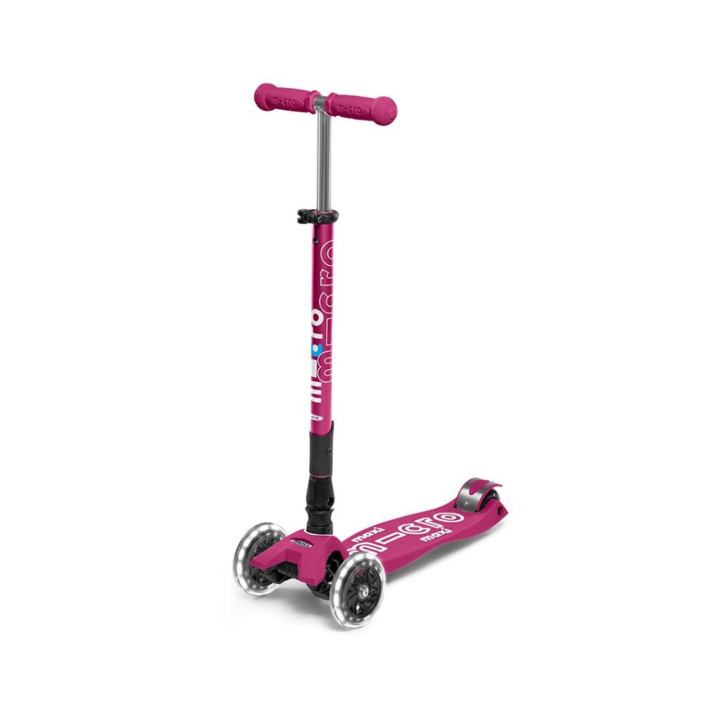 Maxi Trotinet Micro Deluxe, Preklopni, LED, Rozi | Online prodaja ...