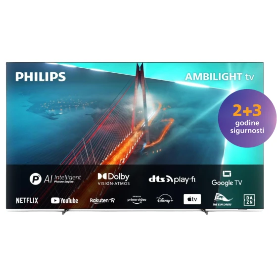 Philips 65" OLED/4K/Ambilight/HDMI/120HZ - 65OLED718/12 | Online prodaja | Ananas BiH