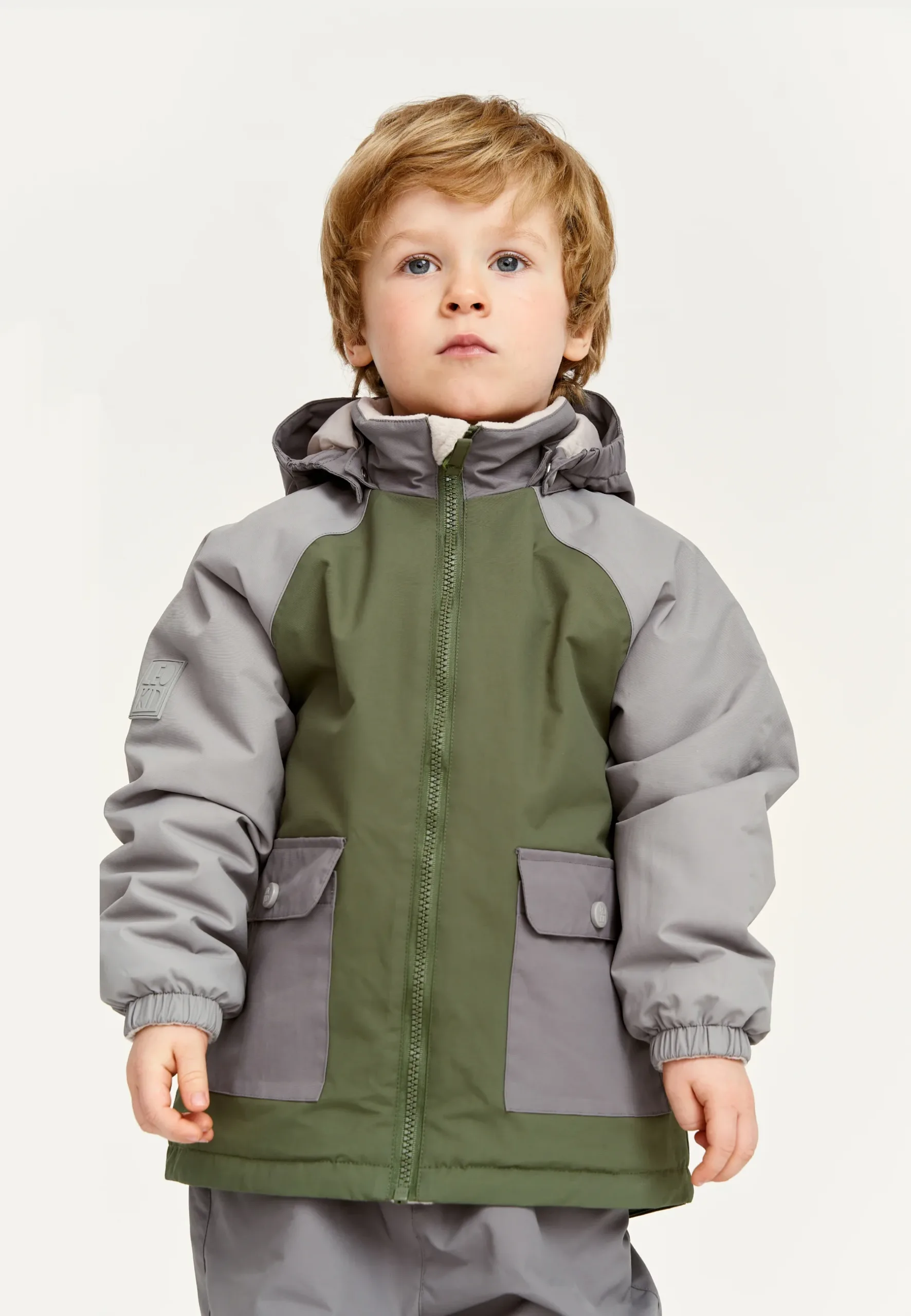 LEOKID Јакна Green Gray - 98–104 | Најголема онлајн продавница во Македонија | Ананас МК