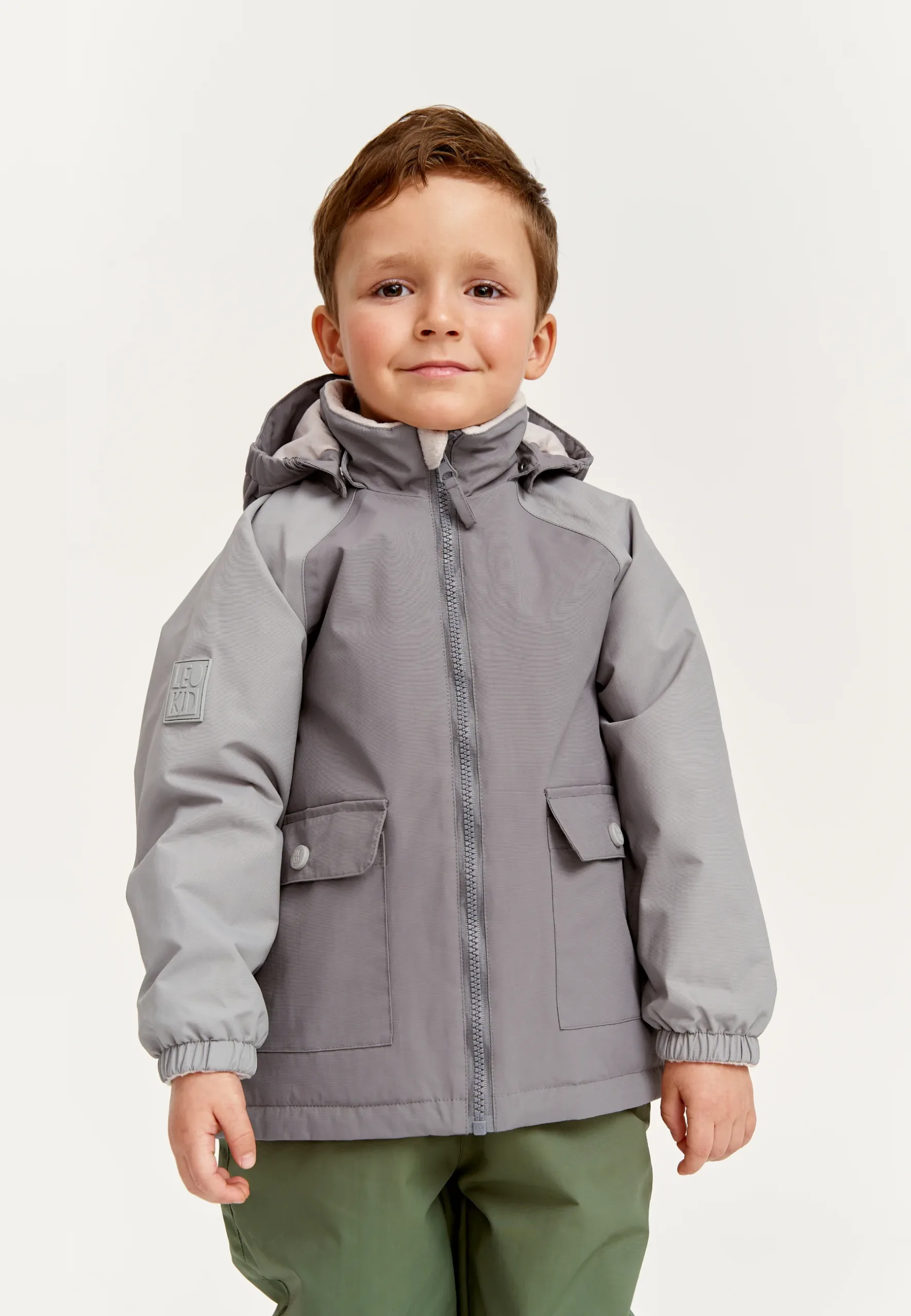 LEOKID Јакна Foggy Gray - 98–104 | Најголема онлајн продавница во Македонија | Ананас МК