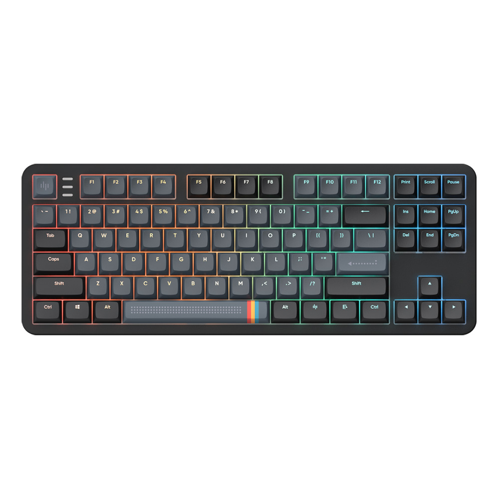 DARK PROJECT Механичка тастатура за игри ALU Полноќ, црно-сиво ...