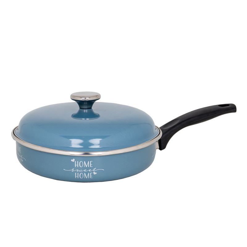 Metalac tiganj HOME SWEET HOME 24cm/2,7lit, Plava | Online prodaja ...