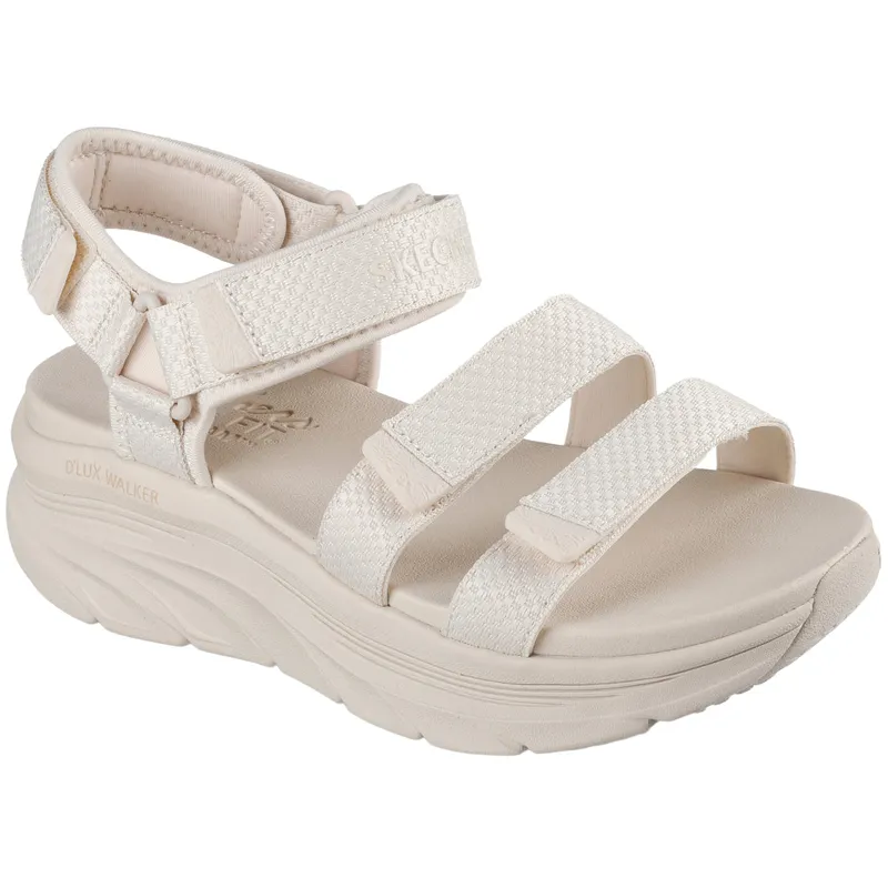Skechers Ženske sandale D Lux Walker, Krem | Online prodaja | Ananas