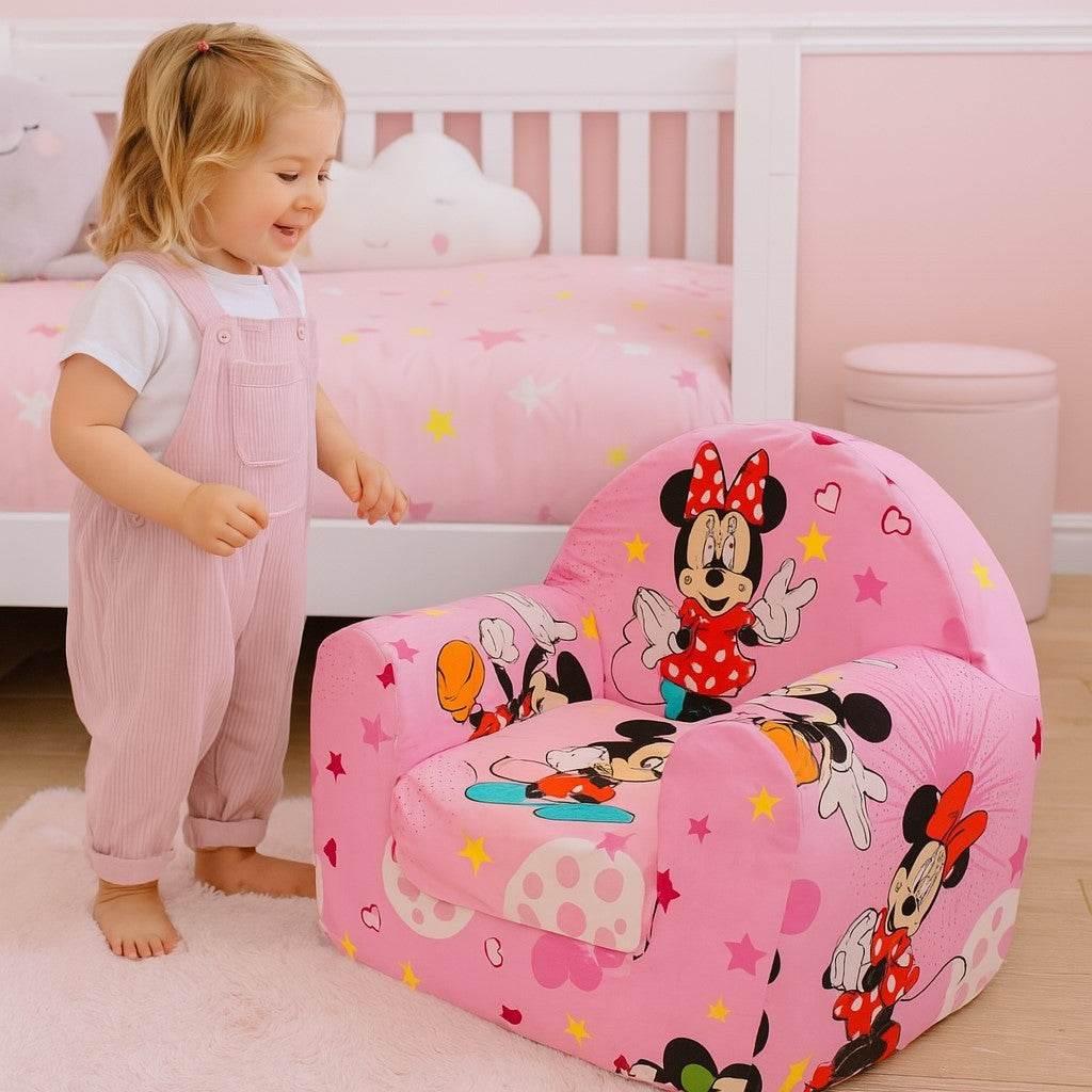 Dečija foteljica Mini Maus, Mala, Roze | Online prodaja | Ananas