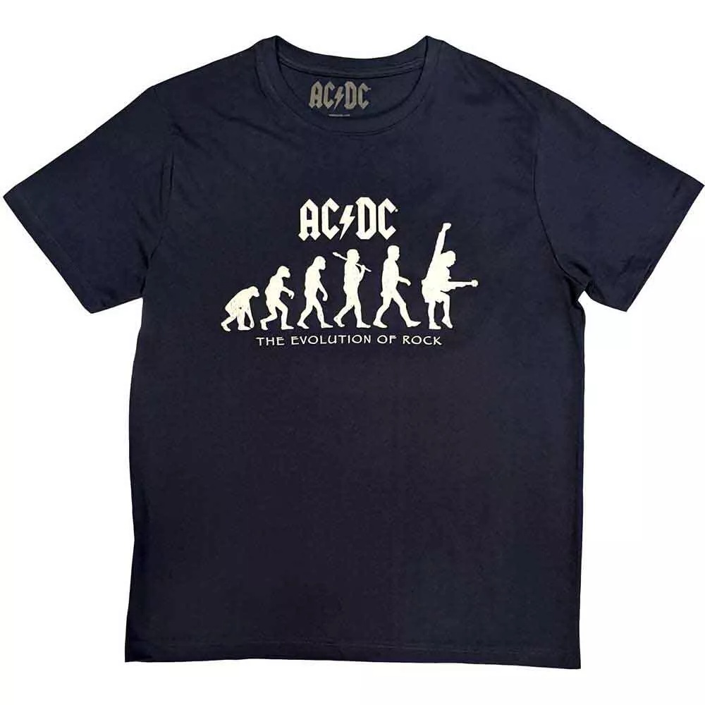 Majica ACDC Evolution Of Rock, Teget | Online prodaja | Ananas
