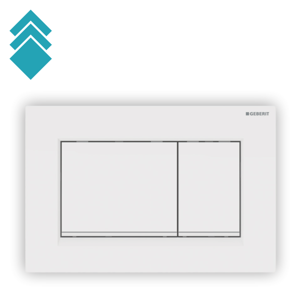 Geberit Tipke za vodokotlić Sigma 30, Bele | Online prodaja | Ananas
