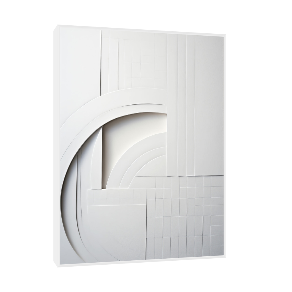 Canvas Slika na platnu Gesso IV, Sa ramom, 75 x 100 cm, Beli | Online ...