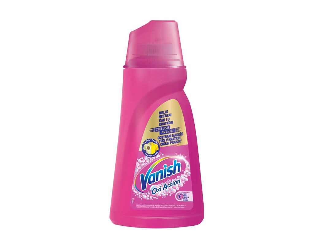 Vanish Gel za uklanjanje mrlja Oxi Action Pink, 1000ml | Online prodaja | Ananas BiH
