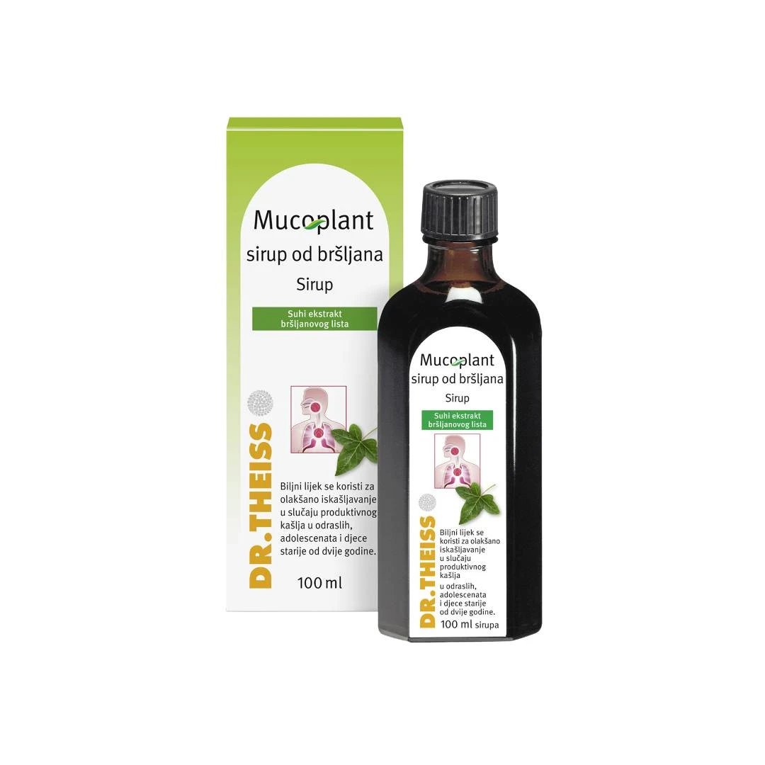 DR.THEISS Sirup za produktivni kašalj Mucoplant, Bršljan, 100ml ...