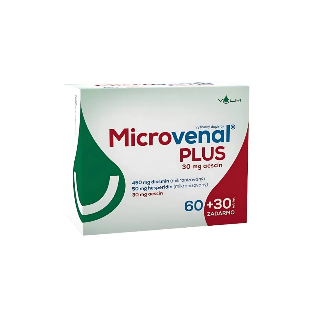Dodatak ishrani Microvenal Plus, 60+30 tableta | Online prodaja | Ananas