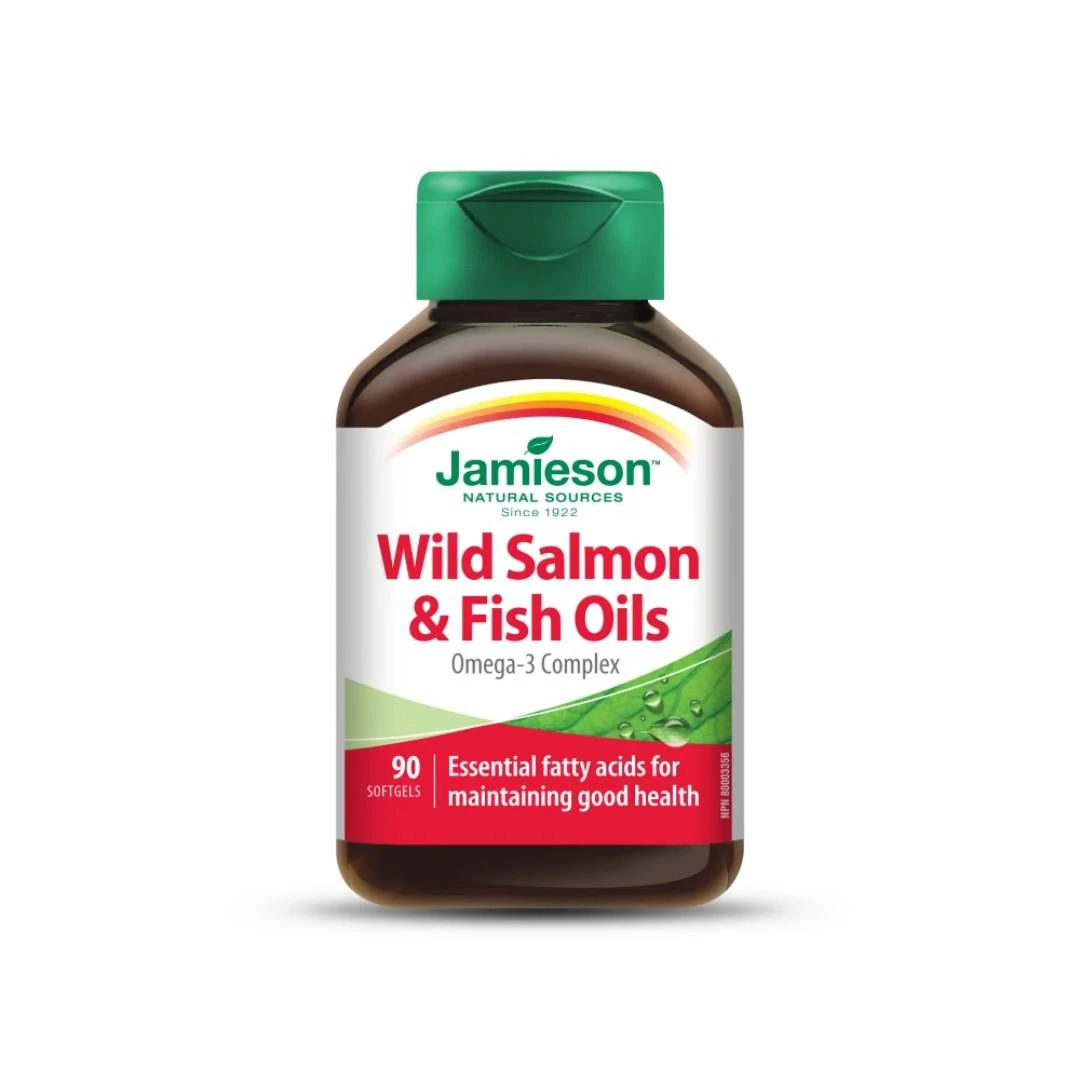 JAMIESON Omega 3 masne kiseline Wild Salmon Fish Oils, 90 kapsula ...