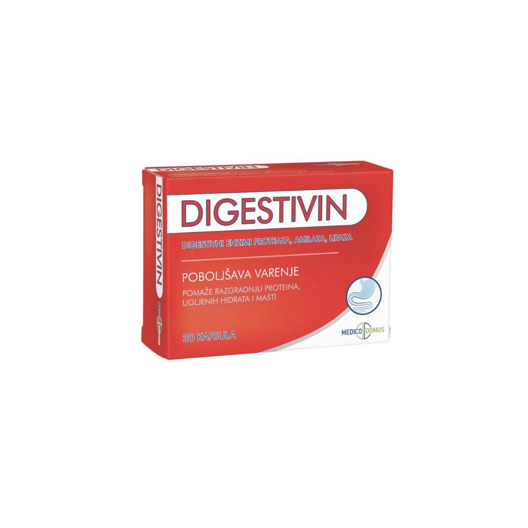 MEDICODOMUS Kapsule za varenje Digestivin, 30 Kapsula | Online prodaja | Ananas