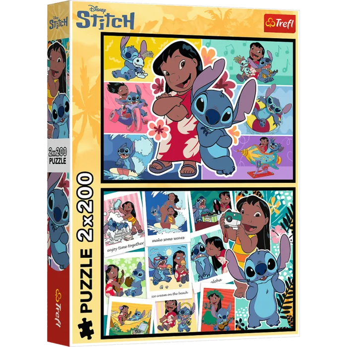 TREF LINE Puzzle Lilo & Stitch 2 x 200 | Online prodaja | Ananas