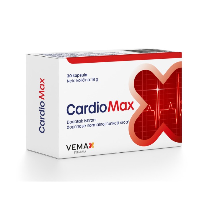 VEMAX PHARMA Cardiomax, 30 kapsula | Online prodaja | Ananas