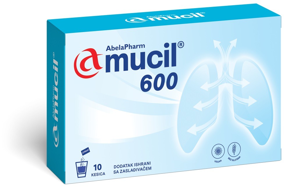 ABELA PHARM Amucil 600, 10 kesica | Online prodaja | Ananas