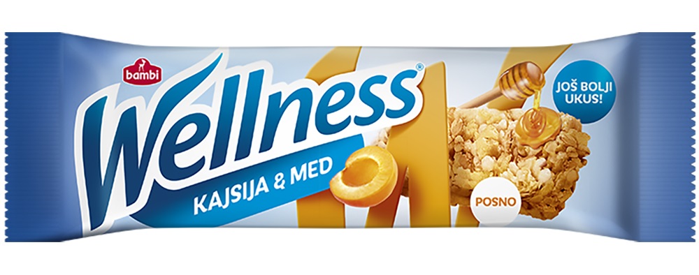 Bambi Wellness keks med i kajsija, 23g | Online prodaja | Ananas
