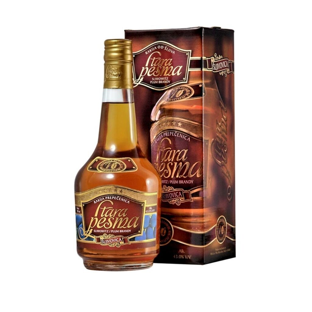 Stara pesma Rakija Šljiva 5 LUX 40% vol, 700ml | Online prodaja | Ananas