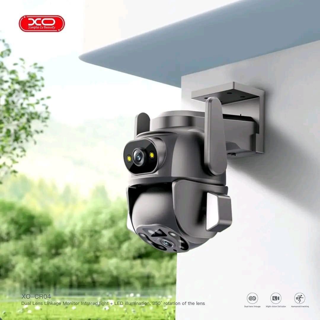 XO CR04 Robot kamera, Dual, Bežična, Siva plus GRATIS LDNIO Stoni Držač za Mobilni Telefon ...