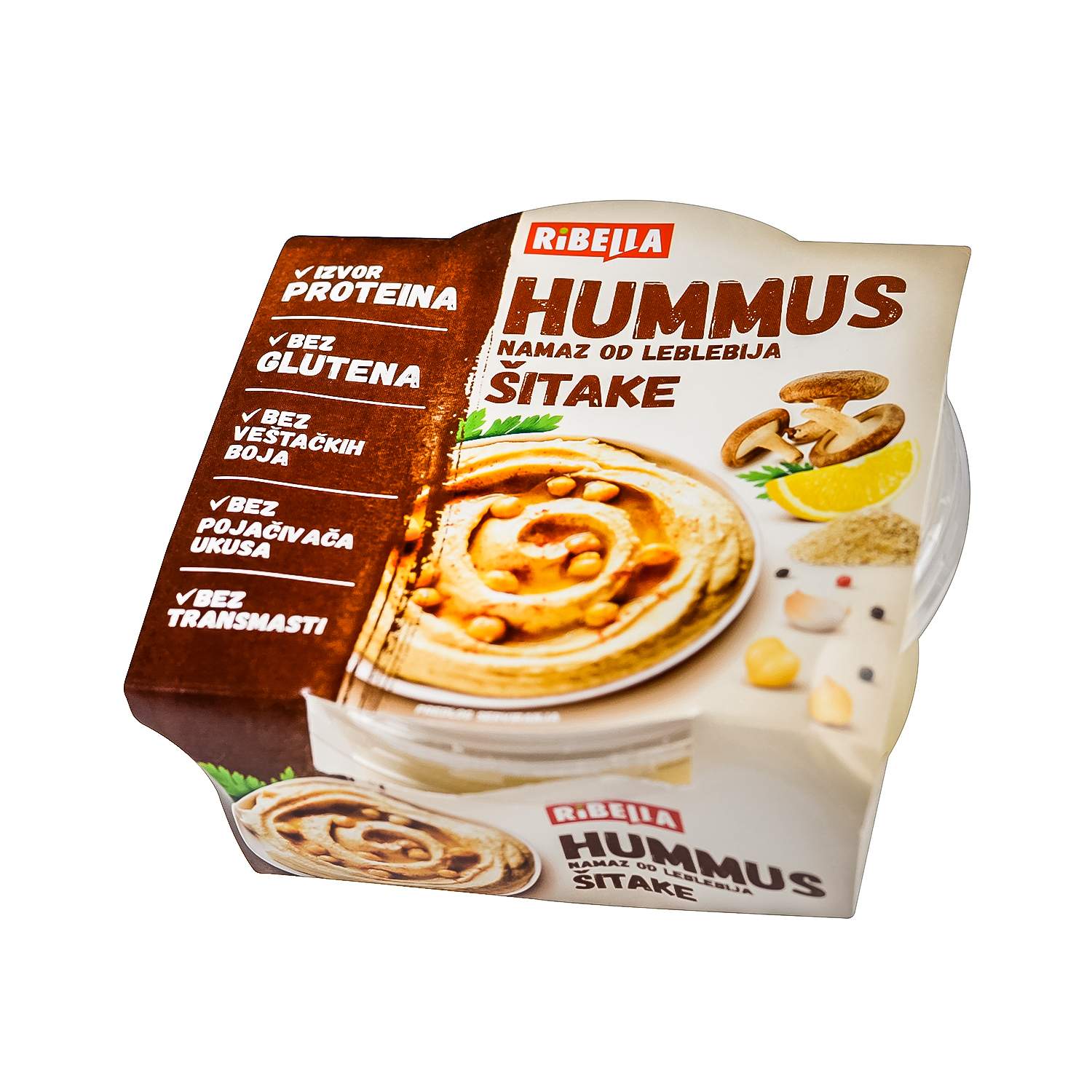 RIBELLA Hummus Šitake, 200g | Online prodaja | Ananas