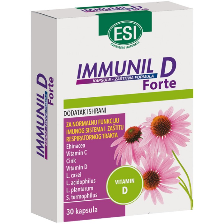 ESI Immunil D forte kapsule, 30 kapsula | Online prodaja | Ananas