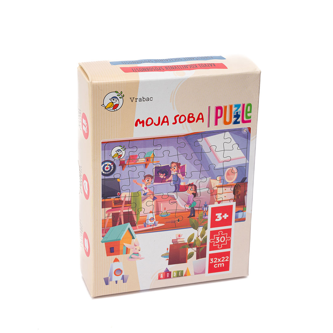 Vrabac Čipi puzzle Moja soba, 30 dijelova | Online prodaja | Ananas BiH