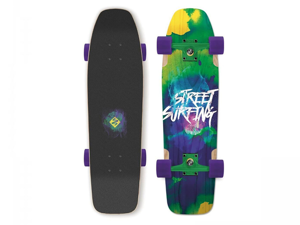 Longboard Street Surfing Double Kick Freeride Road Blast | Online ...