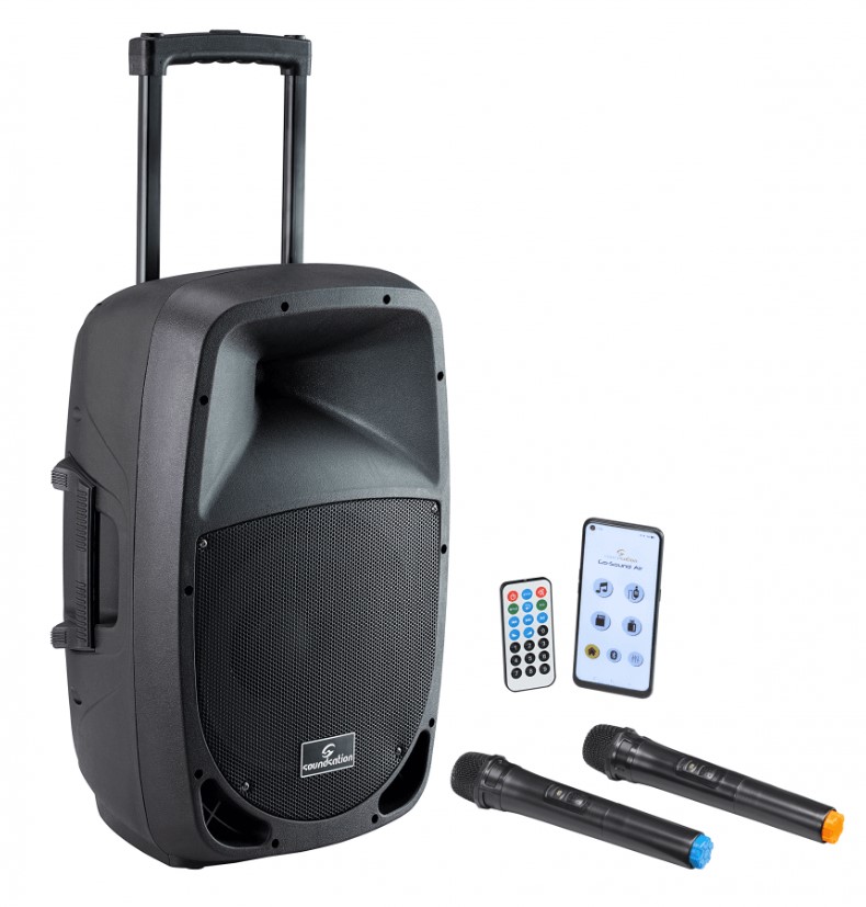 SOUNDSATION Prenosivi razglasni sistem GO-SOUND, 15AIR, Crni | Online prodaja | Ananas