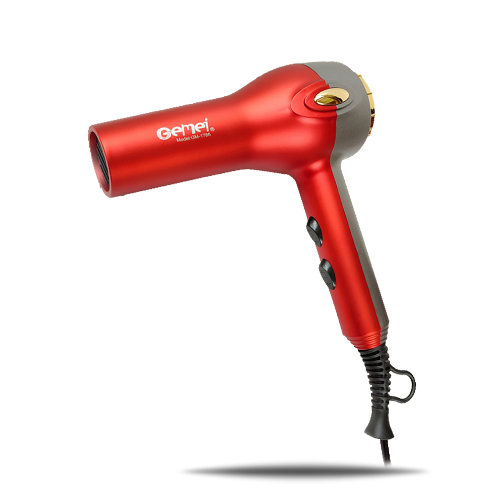 Profesionalni fen za kosu 2000W Gemei GM-1786, Crveni | Online prodaja | Ananas
