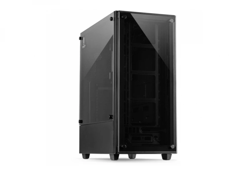 INTER-TECH PC kućište C-303 Mirror, Midi Tower, ATX, USB 3.0, Crno ...