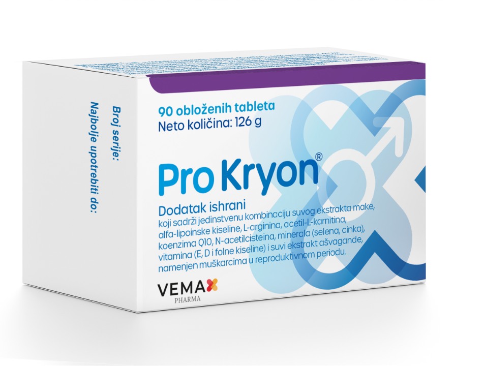 Vemax Pharma Pro Kryon Tablete za potenciju, 90 tableta | Online prodaja | Ananas