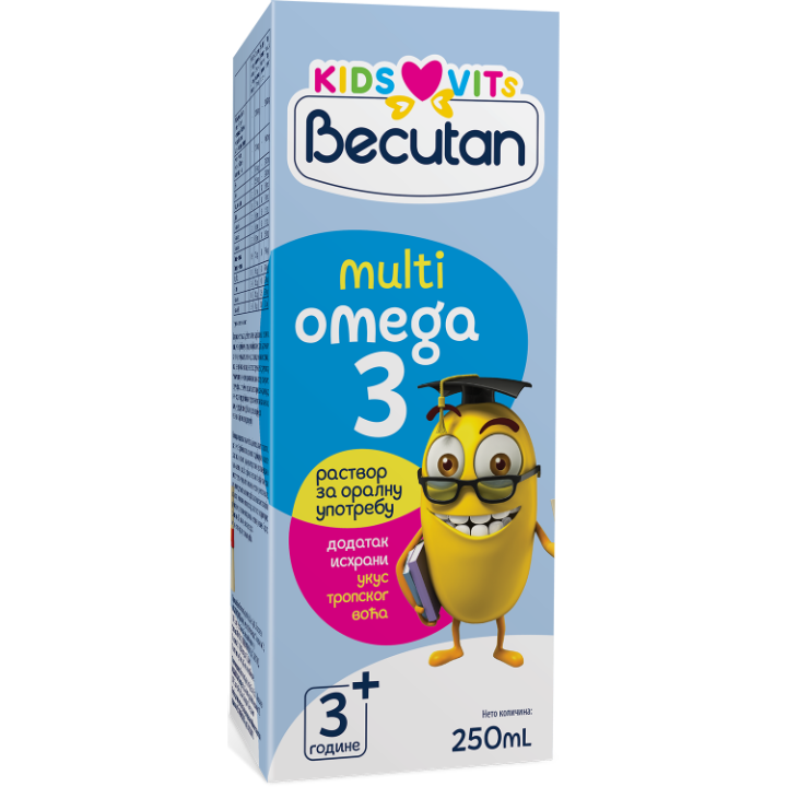 Becutan KIDS VITs Multi Omega 3 Sirup za decu, 250 ml | Online prodaja ...