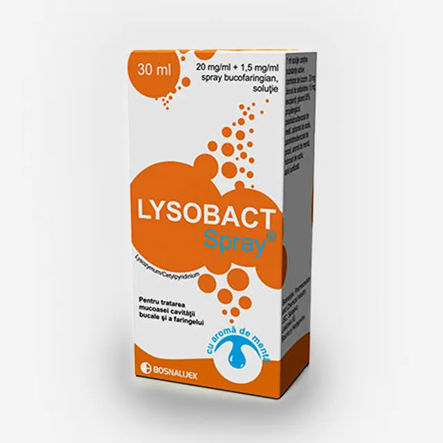 Lysobact P Sprej za grlo, Pepermint, 30 ml | Online prodaja | Ananas