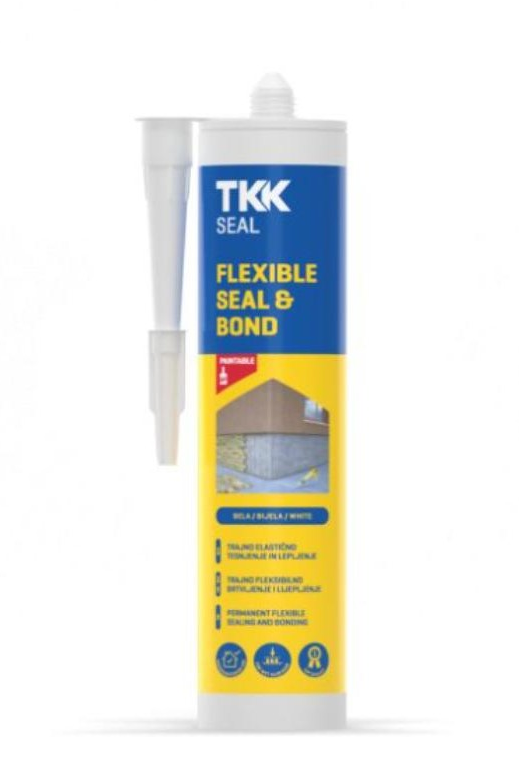 TKK Hibridni lepak za elastično zaptivanje, 300ml, Beli | Online prodaja | Ananas