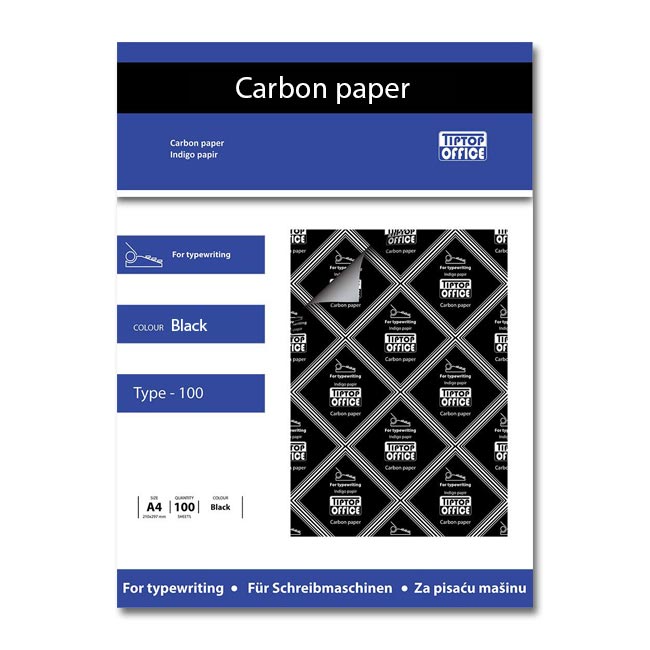 Indigo mašinski papir TTO 403365 1/50, Crni | Online prodaja | Ananas