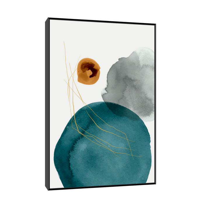 Canvas Slika na platnu Tri kruga, Sa ramom, 50 x 75 cm, Crni | Online ...