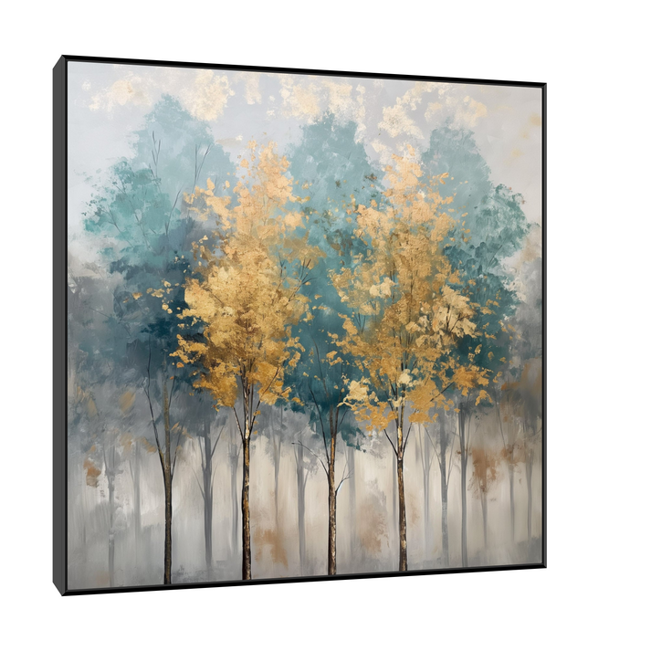 Canvas Slika na platnu Šuma, Sa ramom, 100 x 100 cm, Crni | Online ...