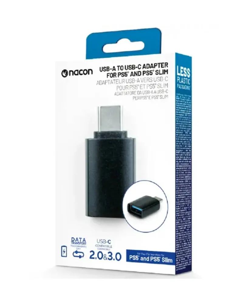 Adapter Nacon USB-A na USB-C - crni | Online prodaja | Ananas