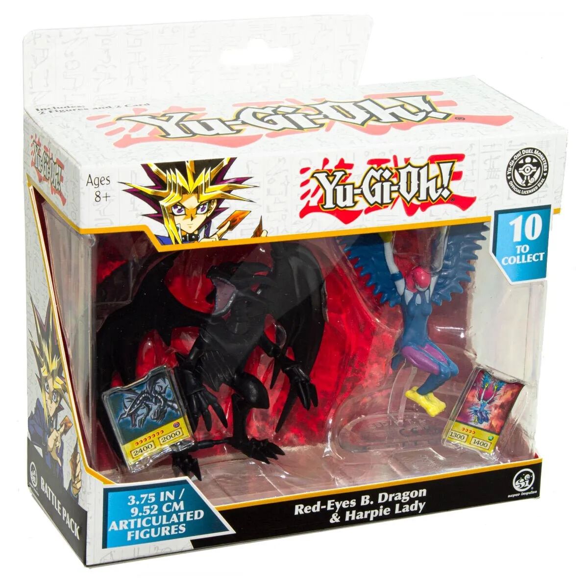 Action figure Yu-Gi-Oh 2-Pack - Red-Eyes Black Dragon & Harpie Lady ...