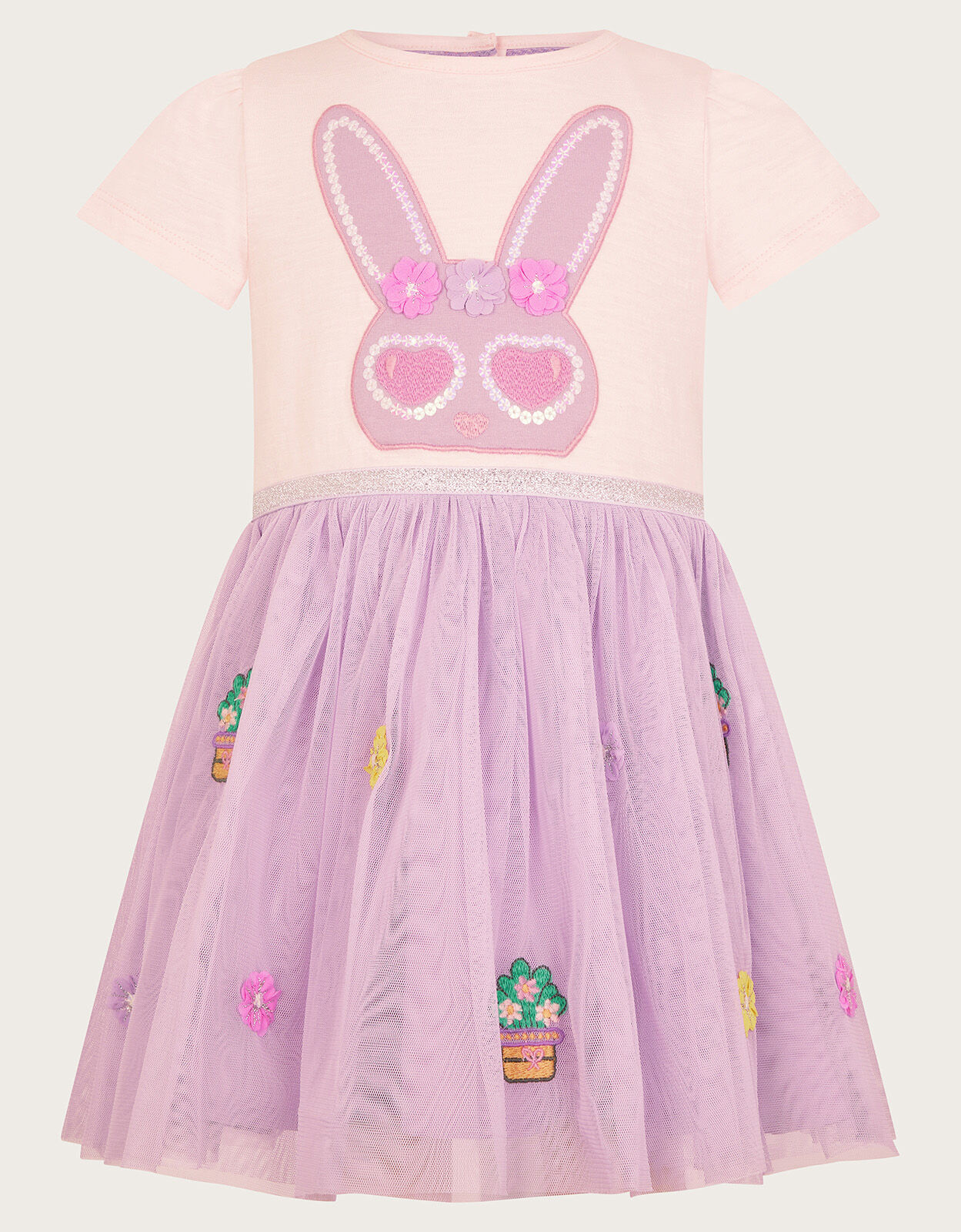 Monsoon Haljina za devojčice Disco Bunny, Lavanda | Online prodaja | Ananas