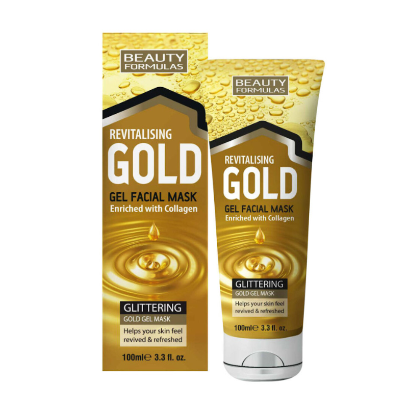 Beauty Formulas Gold Revitalizing Gel Maska za lice, 100 ml | Online ...