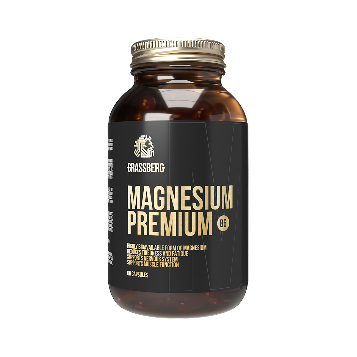 Grassberg MAGNESIUM PREMIUM, 60 kapsula | Online prodaja | Ananas
